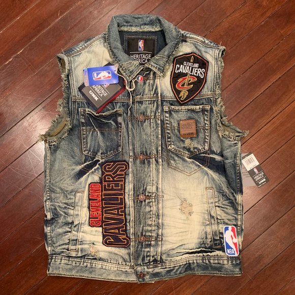 Unk | Jackets & Coats | Unk Cleveland Cavaliers Denim Jacket New | Poshmark